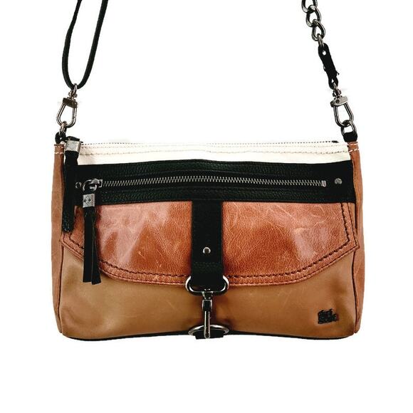The Sak | Bags | The Sak Womens Brown Leather Color Block Crossbody Bag ...